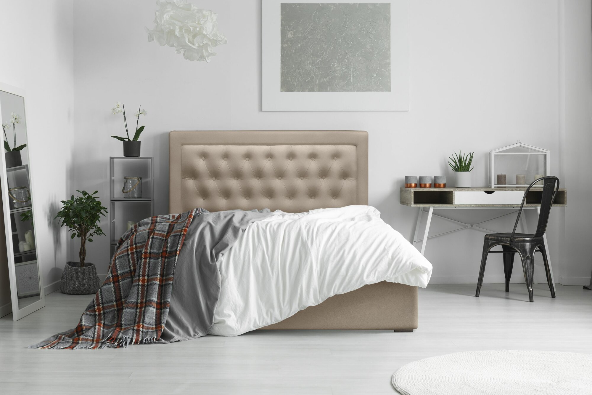 Кровать с подъемным механизмом "Грация 2", 120х200 см (Velutto 05)