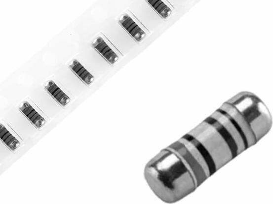 Резистор Vishay MMB02070C5109FB200 постоянный MELF020759X22MM, 1 шт