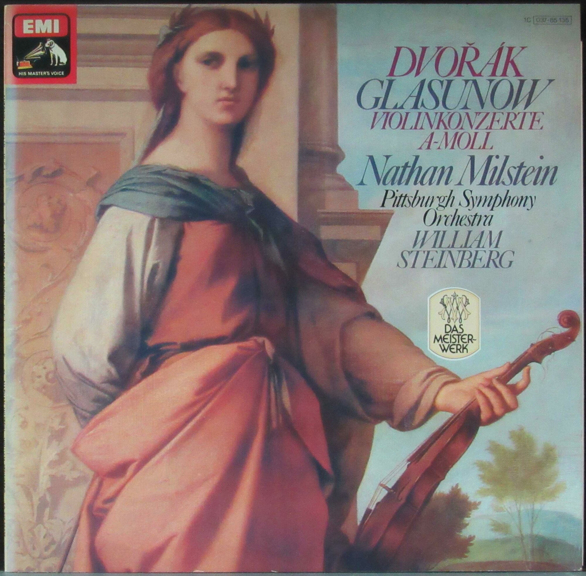 Dvorak Antonin/Glasunow Alexander/Milstein Nathan "Виниловая пластинка Dvorak Antonin/Glasunow Alexander/Milstein Nathan Violinkonzerte A-moll"