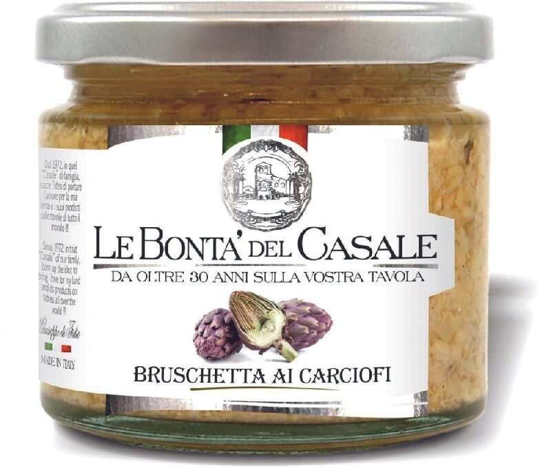 Брускетта LE BONTA' DEL CASALE из артишоков /стекло/ 212мл