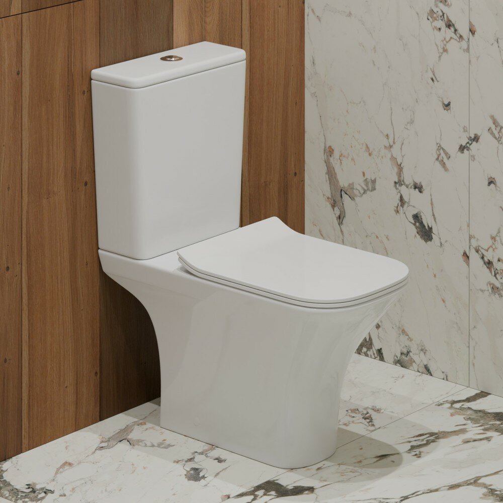 Унитаз-компакт EVA GOLD T2335 безободковый круговой смыв