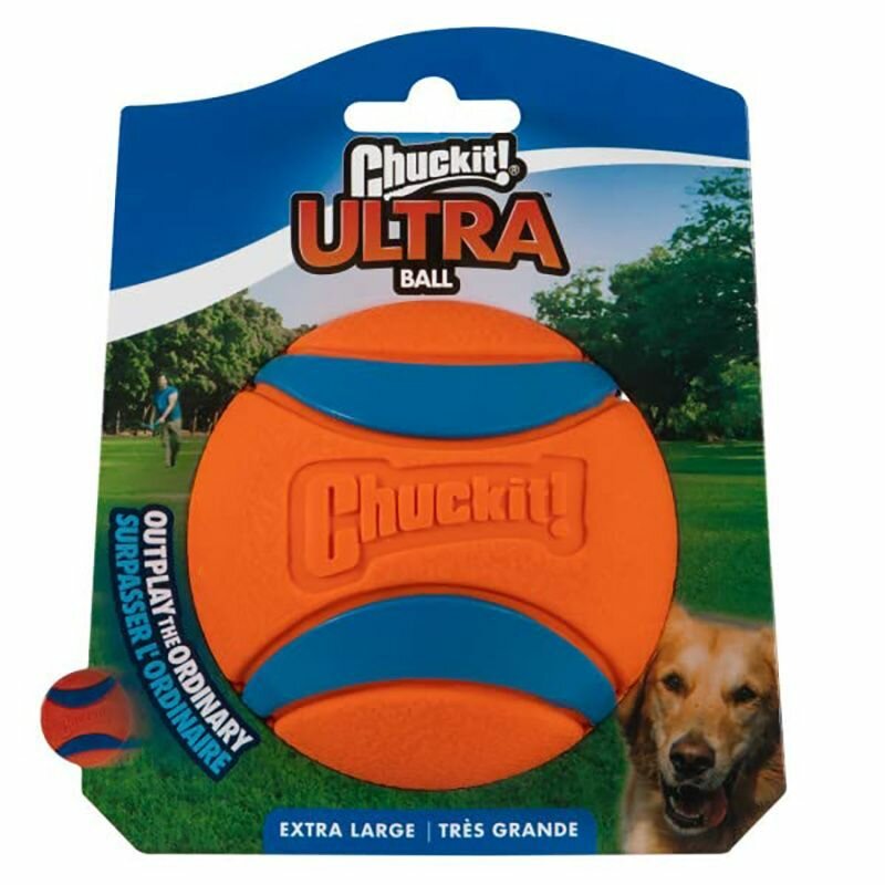 Интерактивная игрушка Chuckit Ultra Ball Bouncy Ball XL для крупных собак 89 мм