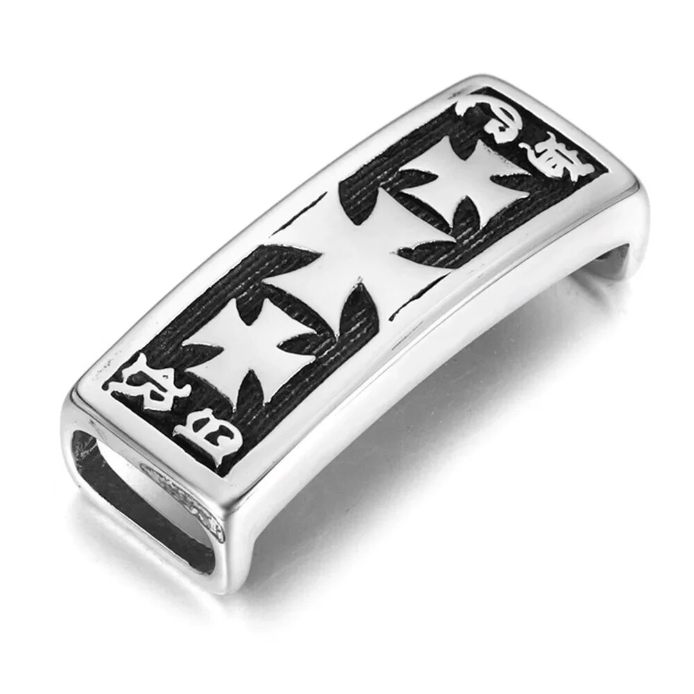 Эмблааск подвески-слайды металлические череп Серебряный, Snake