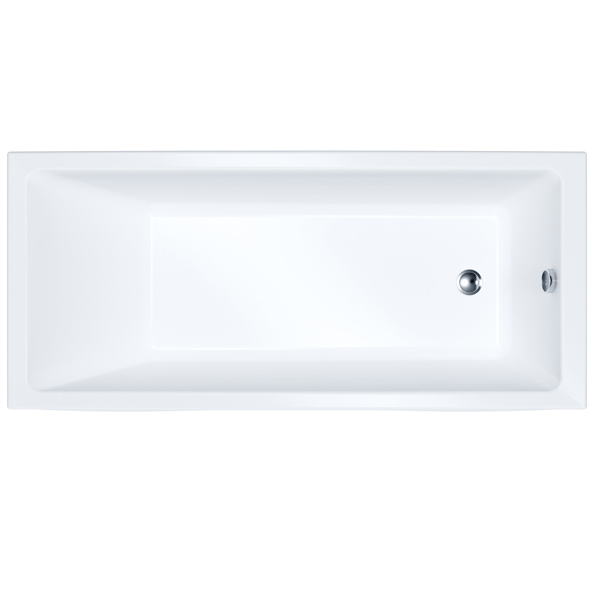 Ванна акриловая 1ACReal Palermo 180х80 см (Х) в комплекте с каркасом усиленным