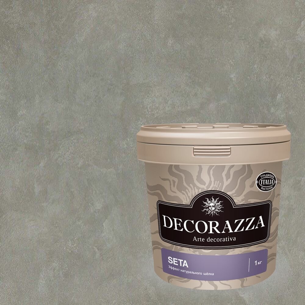 Декоративная штукатурка с эффектом натурального шелка Decorazza Seta (1кг) ST 11-59