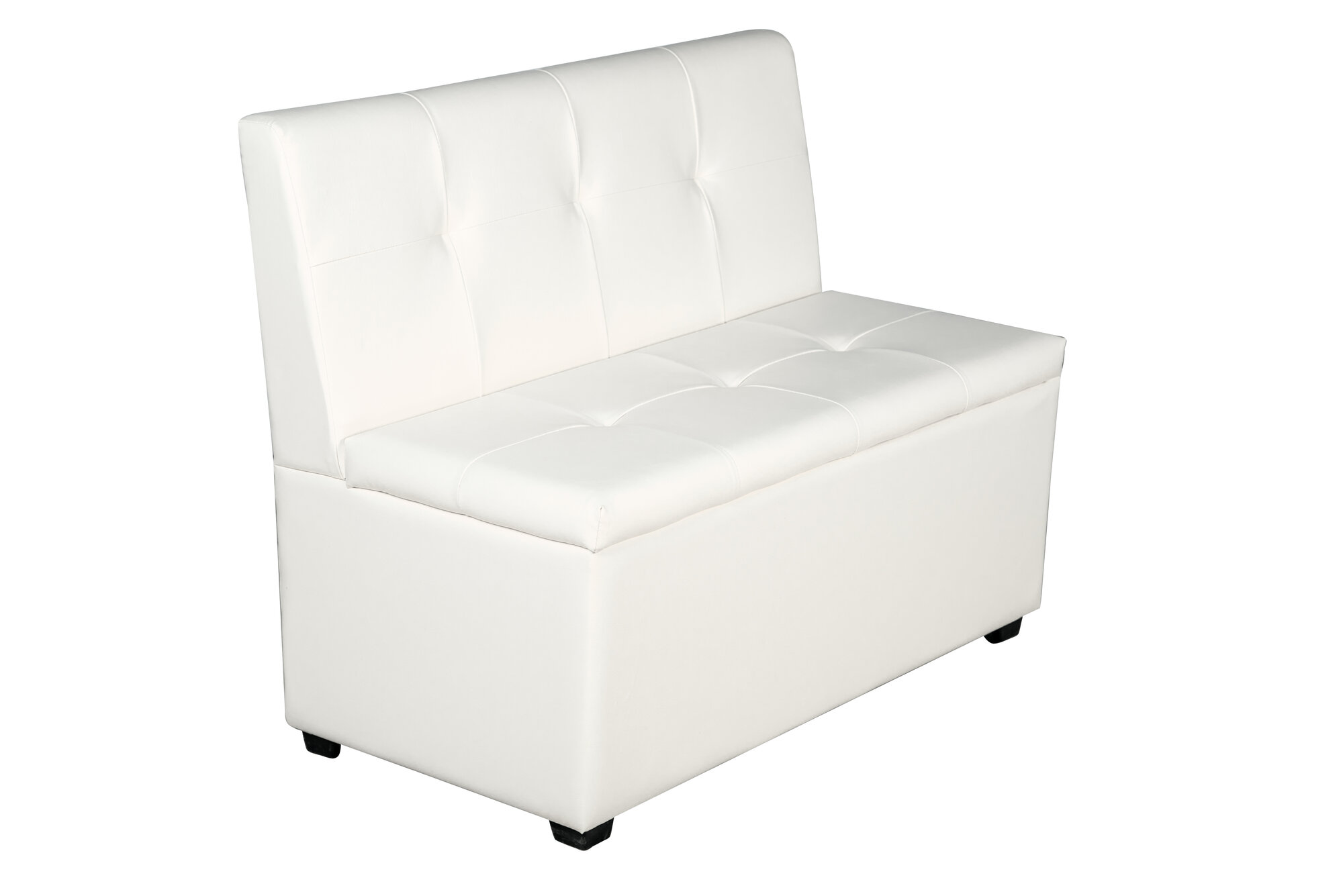 Кухонный диван "Уют-1,2", 1200x550x830, белый