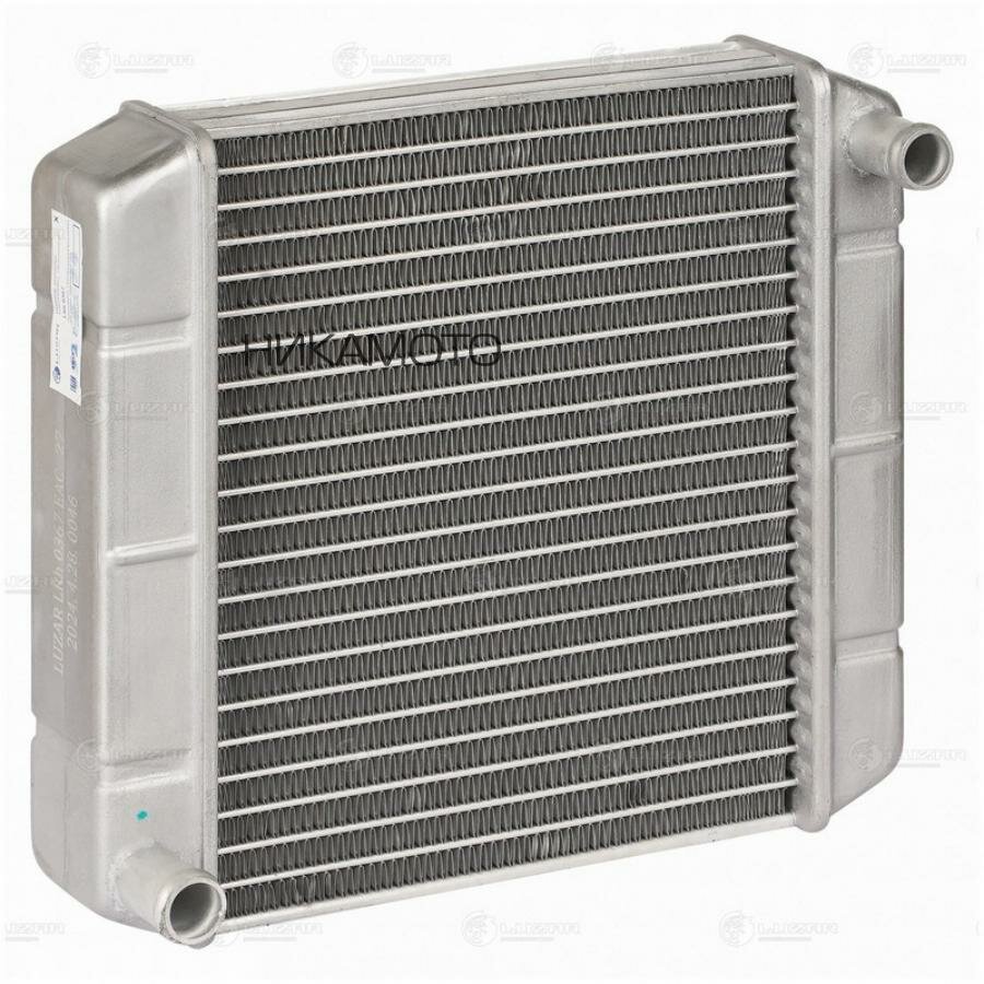 LUZAR LRH0367 Радиатор отоп. для ГАЗ/ПАЗ/КАМАЗ/МТЗ/нефаз для универс. отопителя BRiZ-370 LRh0367