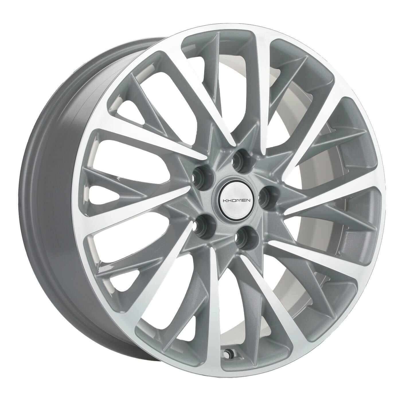 Диск Khomen Wheels KHW1804 7.5x18 5x114,3 ET45 Dia60.1 F-Silver-FP