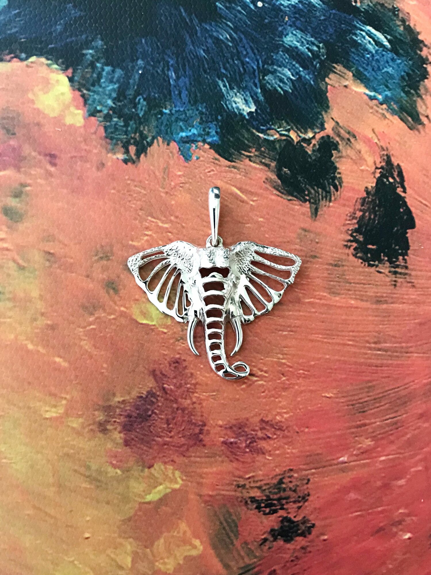 Подвеска, серебро, 925 проба, родирование