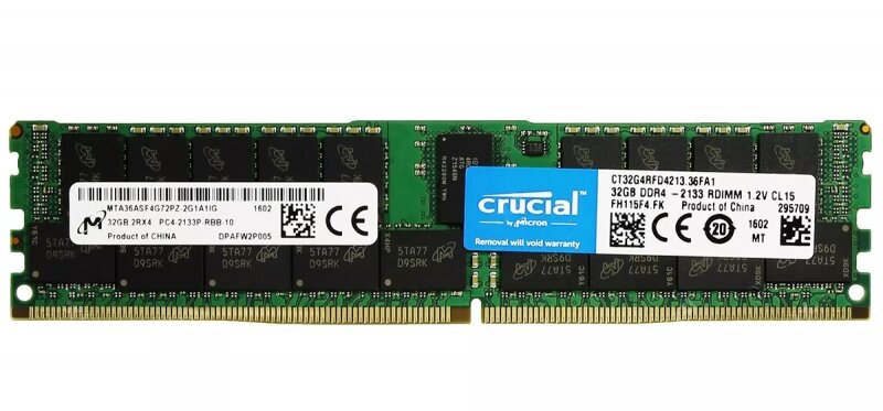 Оперативная память Crucial MTA36ASF4G72PZ-2G1A1IG DDRIV 32Gb