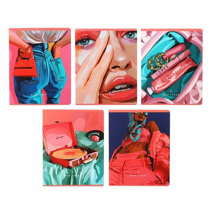 Тетрадь LOREX "WHO CARES", 48 листов, в клетку (LXCBCL-WCS)