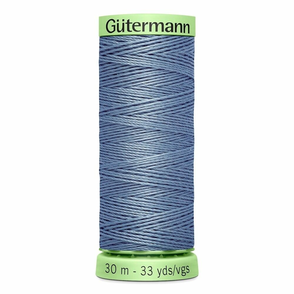 Декоративная нить Gutermann 30/30 м для отстрочки, цвет 064 серый джинсовый, 5 шт (3)
