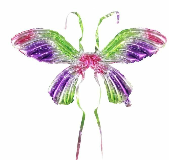 Воздушный шар Meizhihai "Бабочка" 110х95 см, в ассортименте, фольга