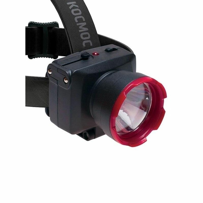 Налобный фонарь Космос светодиодный аккумуляторный, H1W, 2 режима (KOCAccuH1WLED)