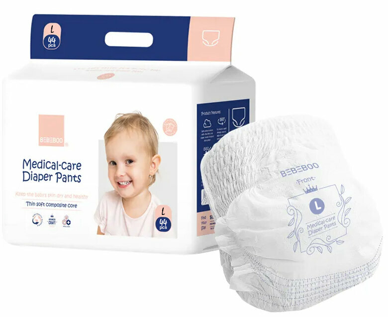 Подгузники-трусики Bebeboo Medical Care Diaper Pants L 9-14kg (44 Pcs)