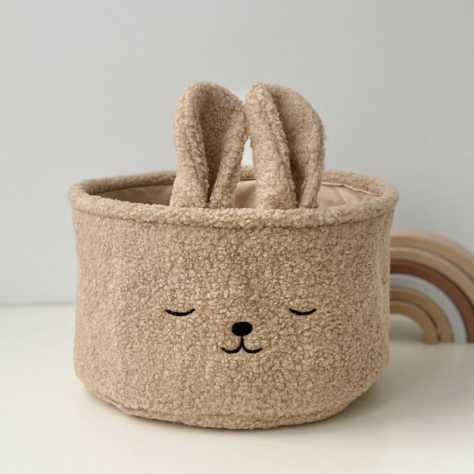 Корзина для игрушек длина 25 см, ширина 25 см, высота15 см, секции: 1 , шт.