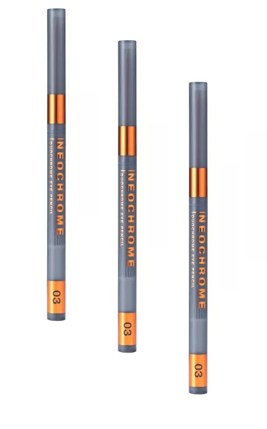 Карандаш для глаз Influence Beauty дуохромный Duochrome eyepencil "Neochrome" тон 03, 3 шт