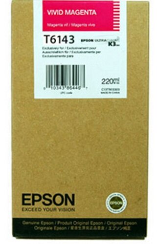 Картридж EPSON T6143 для Epson Magenta Stl. PRO 4400/4450, 220 мл.