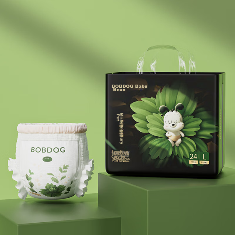 BOBDOG Миракль Роскошные Подгузники для Младенцев Размер L 48 штук 8,5-11,5 кг Характеристики：[Супер-пакет]