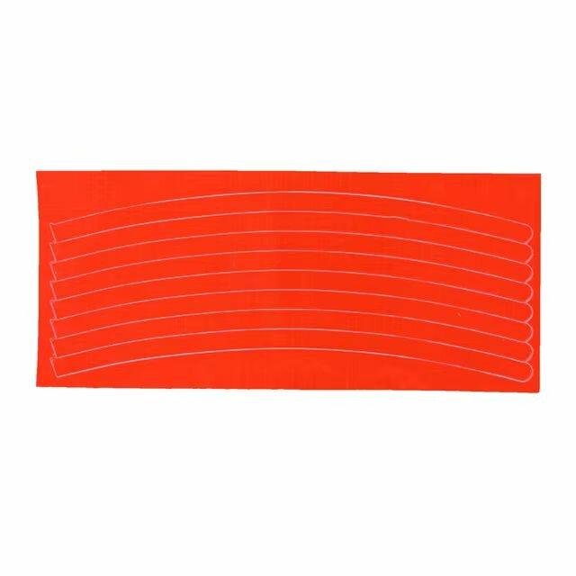 Светоотражающие наклейки для велосипеда, 8 шт. на листе, 1 лист, цвет оранжевый