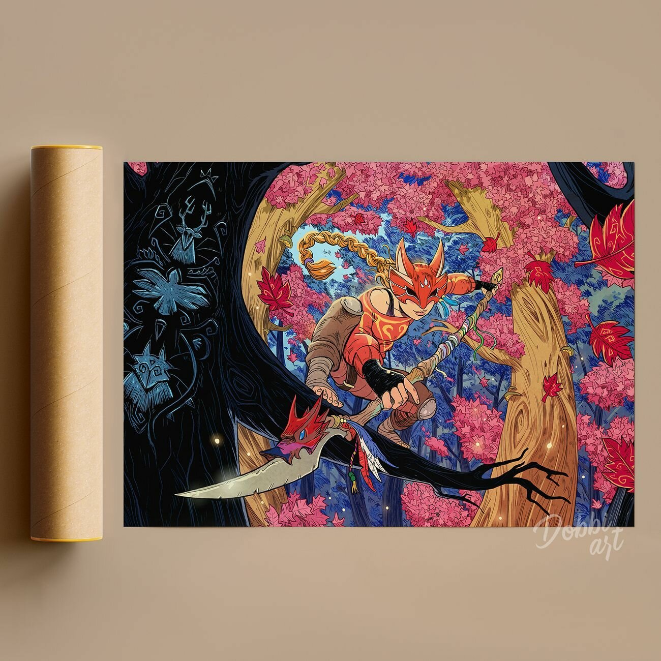 Постер Фортнайт 60х80 см без рамы/ Хэвен, Haven Fortnite/ Плакат для интерьера, в подарок