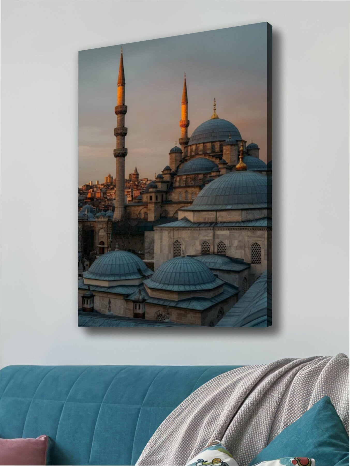 Картина Вечерний азан модульная 50x70см 1шт.