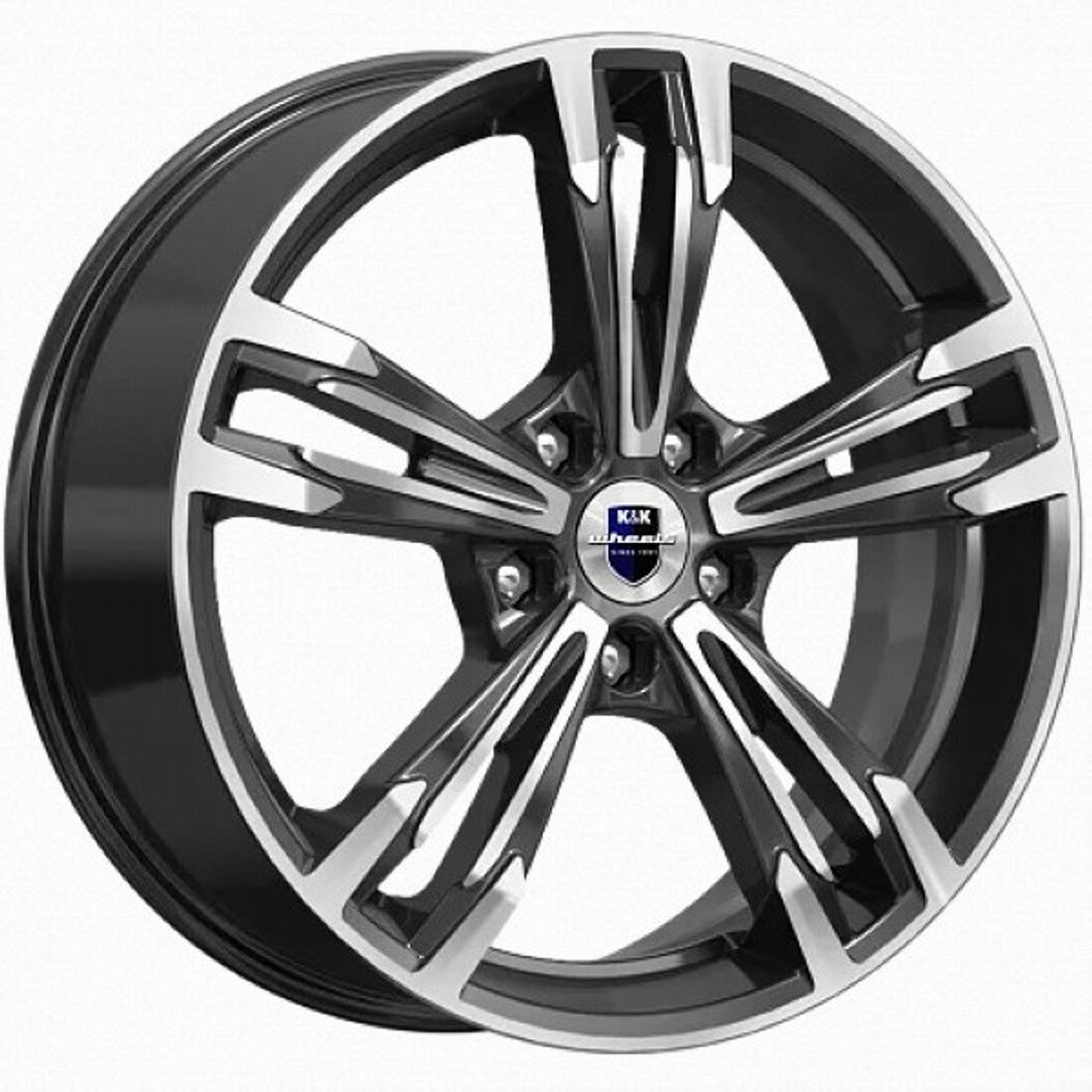 Колесный диск КиК Karrera Light (КС935) 7x18 5x114,3 ET35 60,1 Алмаз черный