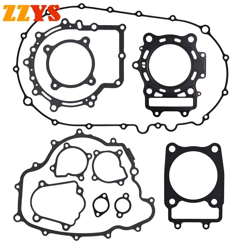 Головка блока цилиндров двигателя мотоцикла 500CC, полный средний ремонтный коврик среднего размера, комплект прокладок для CF MOTO 500 CF500 ATV