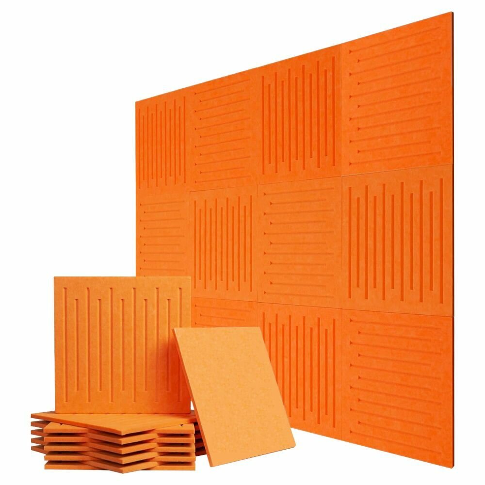 Акустический акустический Звуконепроницаемая Доска 300х300x9мм комплект из 12-х панелей