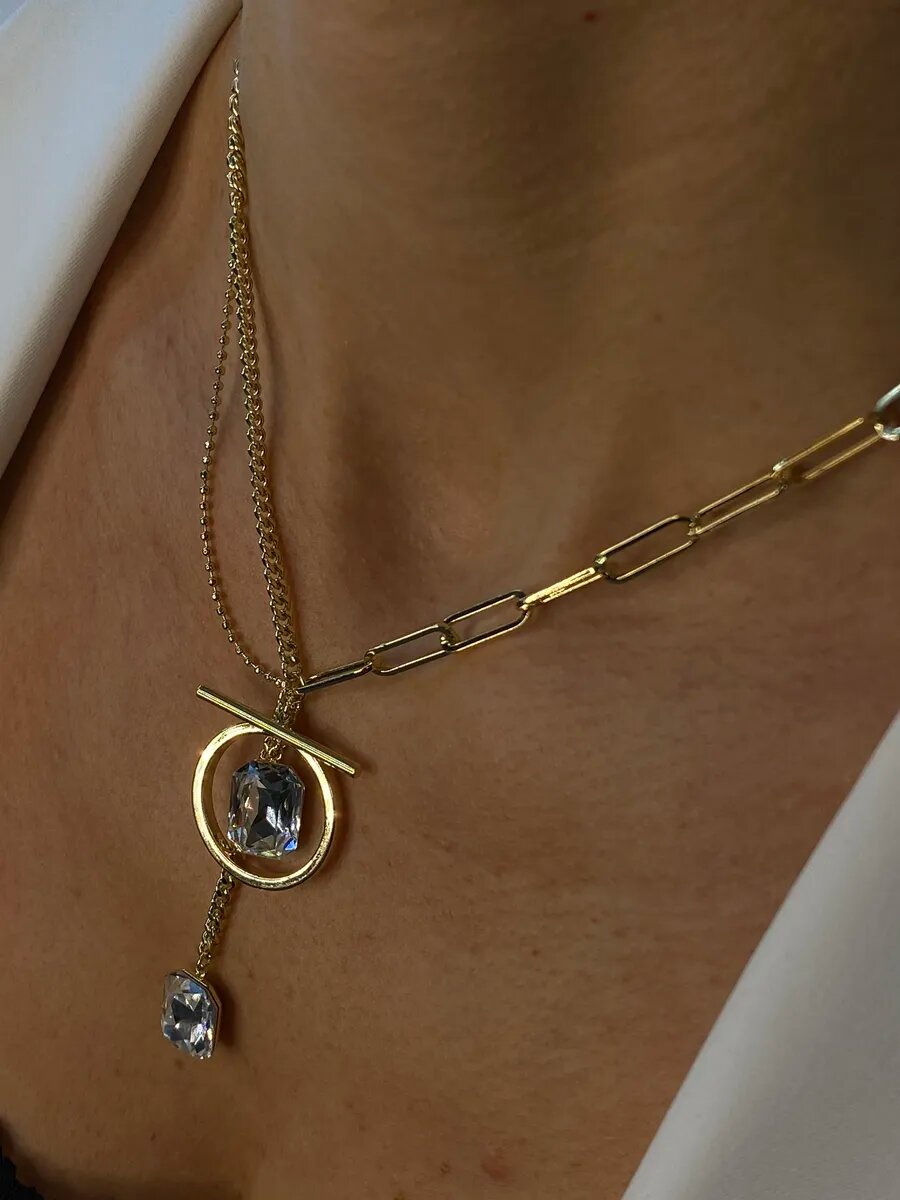 Колье, кристалл