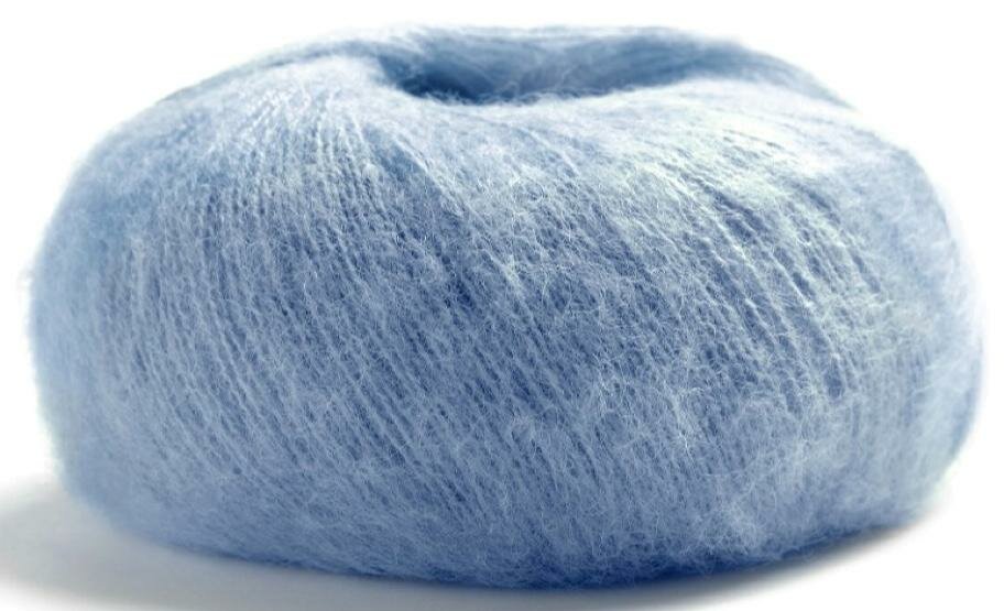 Cusi /Кузи/ пряжа Lamana, 100% альпака, 50г/225м (43, pastellblau (пастельно-синий), голубой)