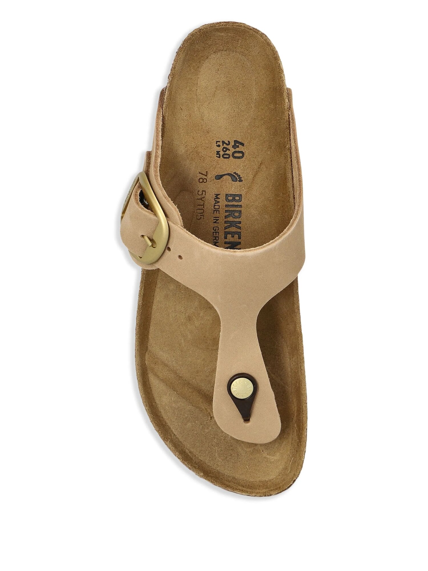 Шлёпанцы Birkenstock Gizeh, размер 40 EU, разноцветный — фото 1