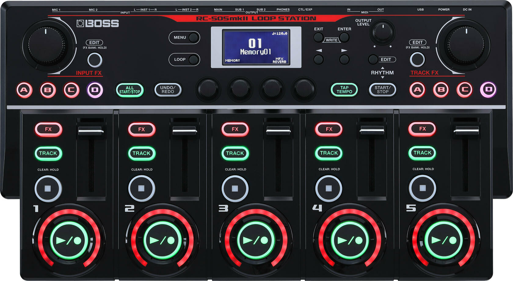 Фразовый сэмплер лупер Boss RC-505MKII