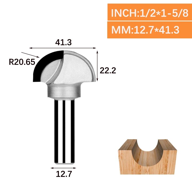 Vsharp Алмазная круглая фреза для МДФ 12.7x41.3