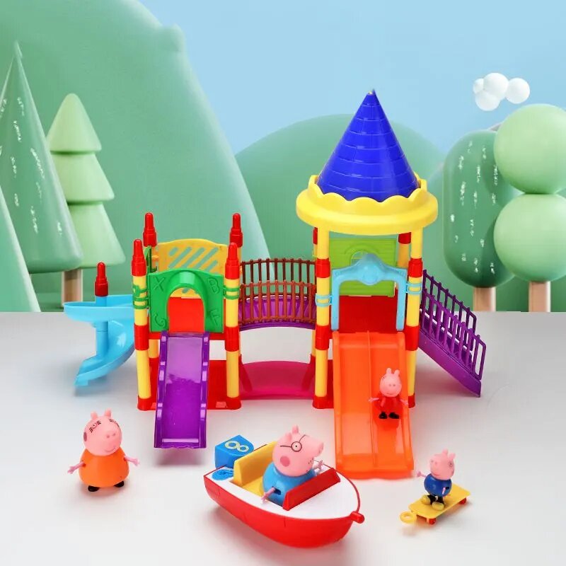 Peppa Pig Детские игрушки Peppa Pig Simulation House 4 Character Gift Set 05