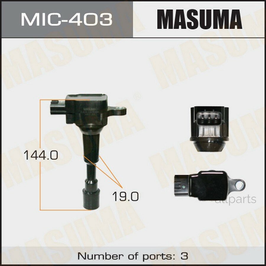 MASUMA MIC-403 катушка зажигания!\ Mazda 3 1.4-2.3i 03-09