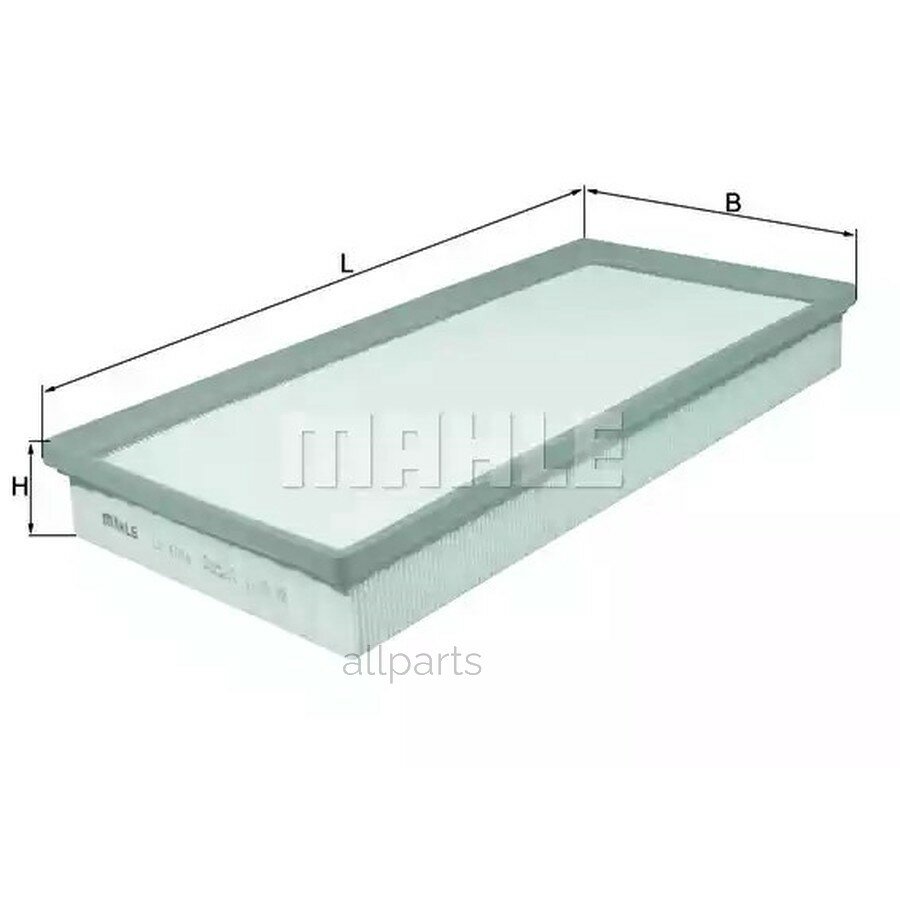 MAHLE LX1004 Mahle Фильтр воздушный LX 1004