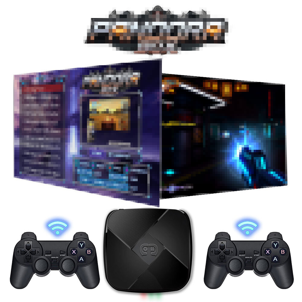 Игровая консоль I3 4K, более 10000 игр с 2 шт, поддержка двух игроков 2.4G для 3D-игр PSP N64 PS CPS CPS2