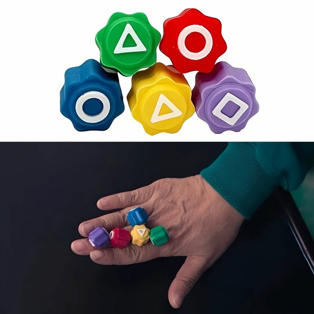 Гонги (Gonggi): Традиционная корейская игра, как в "Игре в кальмара", 5 штук