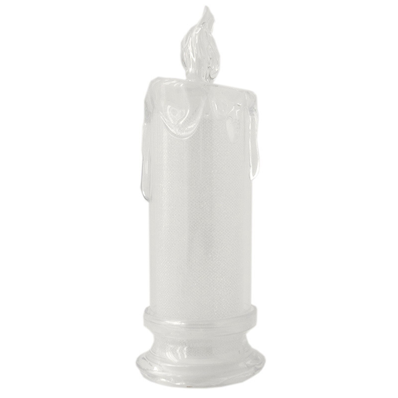 Лампа-свеча Легкие прозрачные перламутровые ночные огни для украшения стола Общежитие Имитация лампы-свечи (с подставкой)