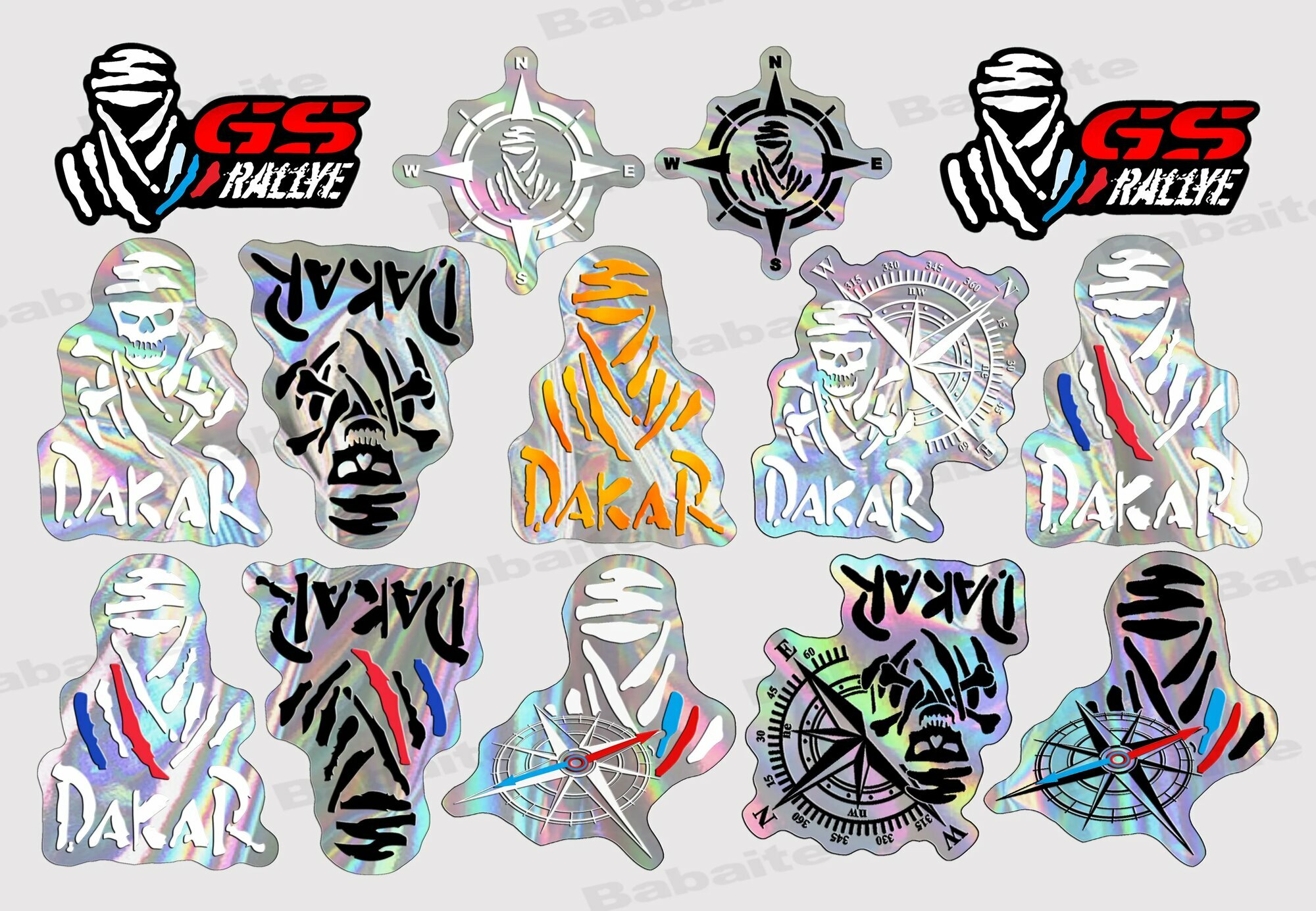 Наклейки Rally D-Dakars, наклейки на мото, авто, бампер, окна, мотоцикл, ноутбук, стены, виниловая пленка, наклейка, аксессуары для тюнинга автомобиля