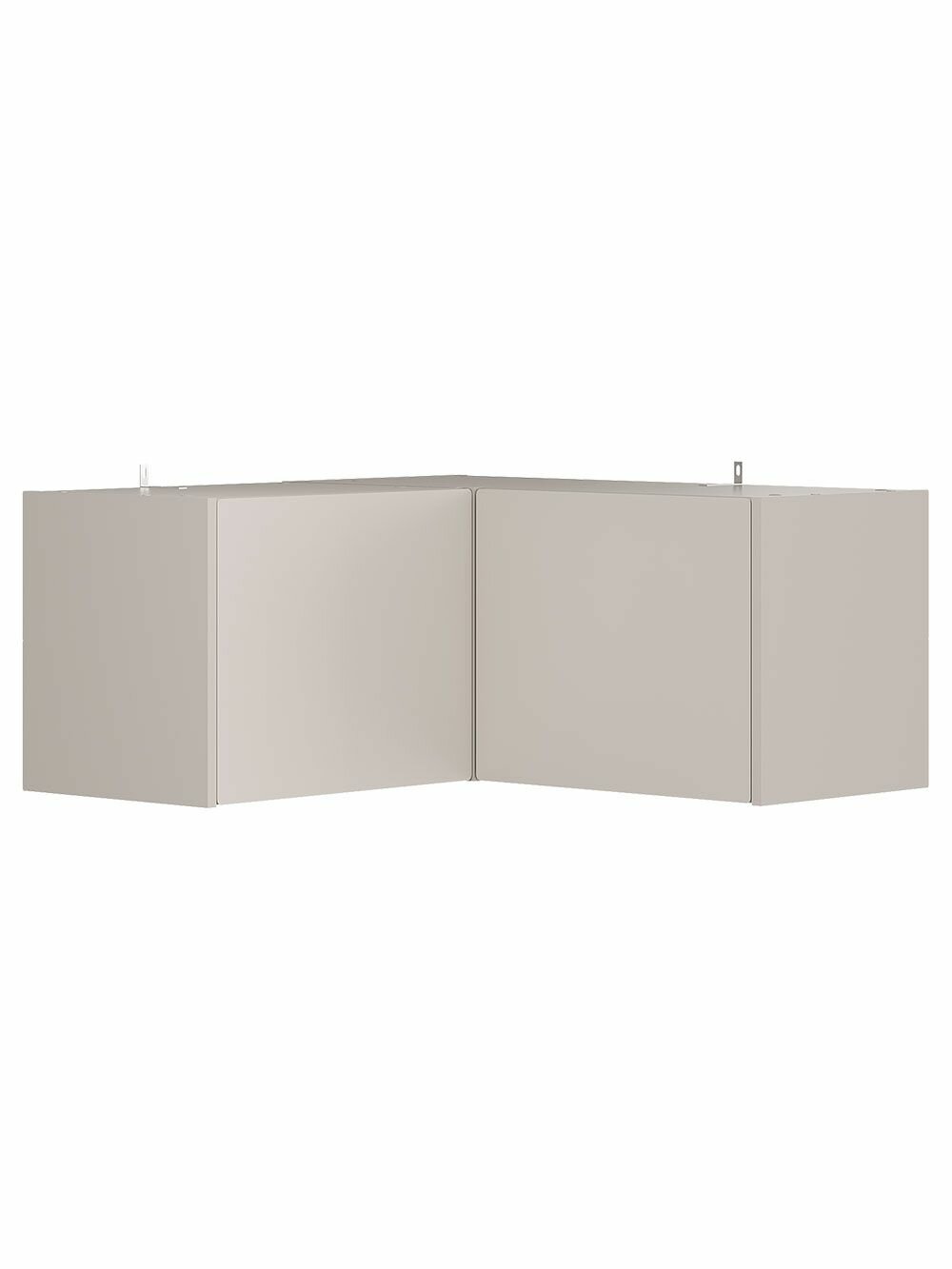 Навесной шкаф Пандора угловой, 86.3х85.9х40 Кашемир / Айриш