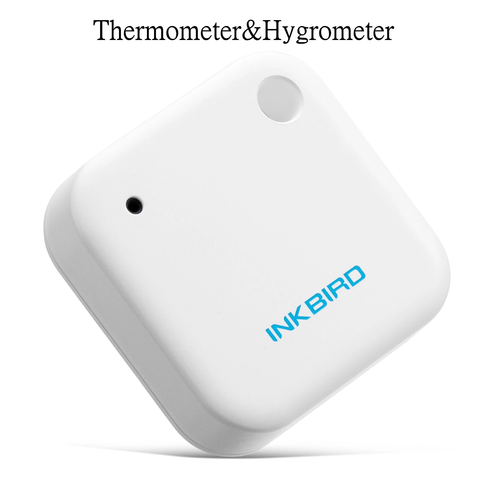 Цифровой Bluetooth термометр и гигрометр Inkbird, поддержка Android/iOS, цвет белый