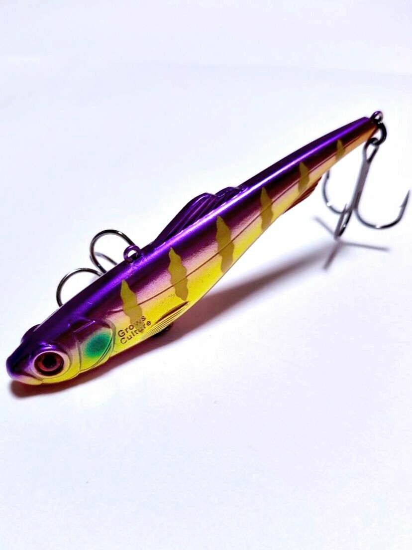 Воблер Vib Wagoner 100 мм / 37 г , Тонущий виб, Приманка на судака, окуня, щуку. Айс джиг / Спиннинг, под Relax Wagner