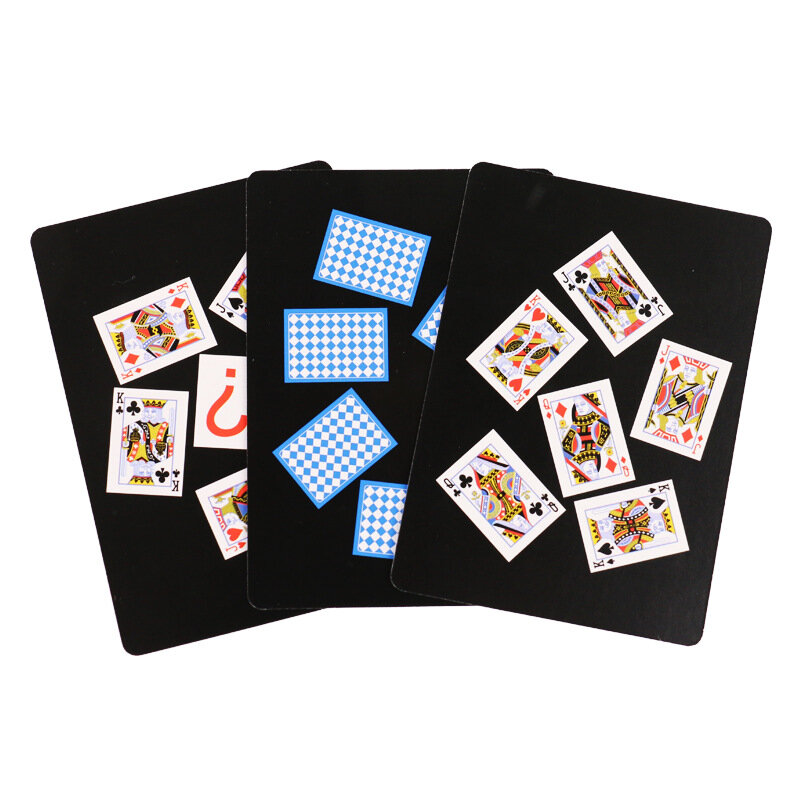 Набор карт для магических предсказаний – реквизит для чтения мыслей крупным планом и фокусов с раскрытием карт – бумажный инструмент для иллюзий 6,4 x 8,8 см