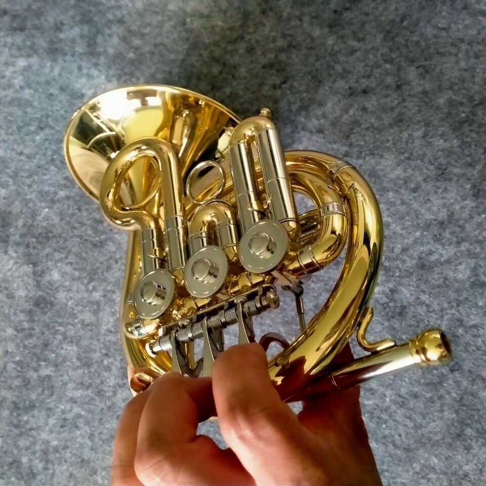 Медная детская мини-валторна - Первый инструмент со стандартным звуком