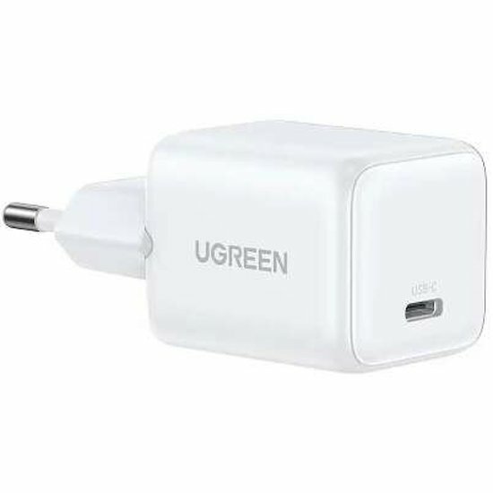 Сетевое зарядное устройство Ugreen X513 30Вт, USB-C, GaN, белый(65009)