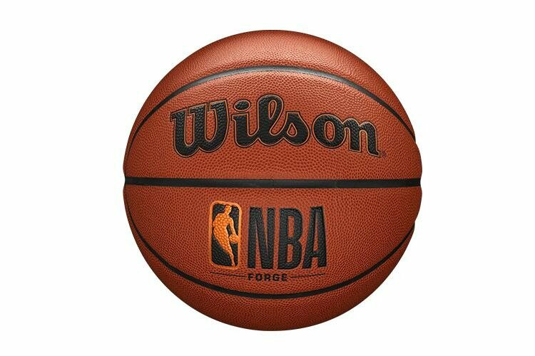 Баскетбольный мяч детский Wilson NBA PU коричневый, размер 5