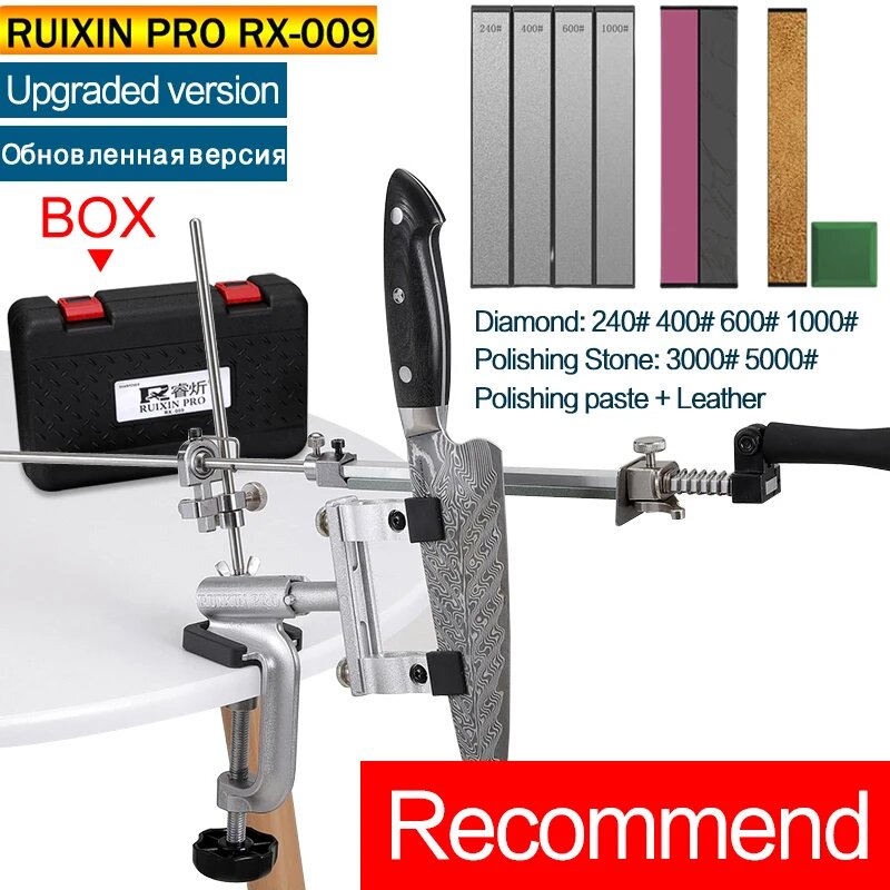 Ruixin Pro RX009 Точилка для ножей, Set F, As pic-Ship with 24h