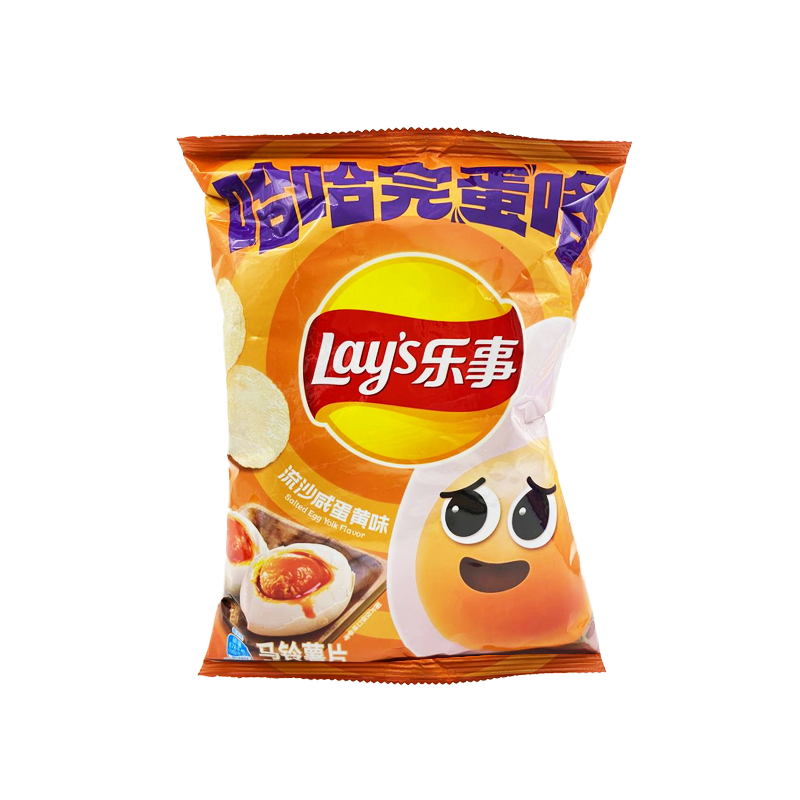Чипсы картофельные Lay's со вкусом солнечного яичного желтка 70 г, Китай